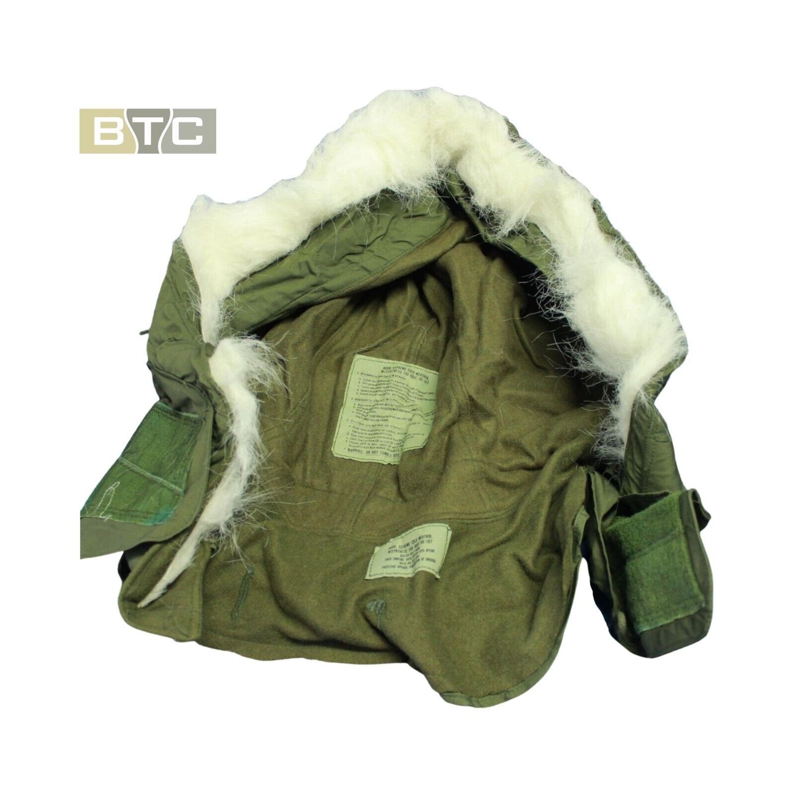 US M-51/M65 Cold Weather Hood for Fishtail Parka & M65 Field Jacket ...