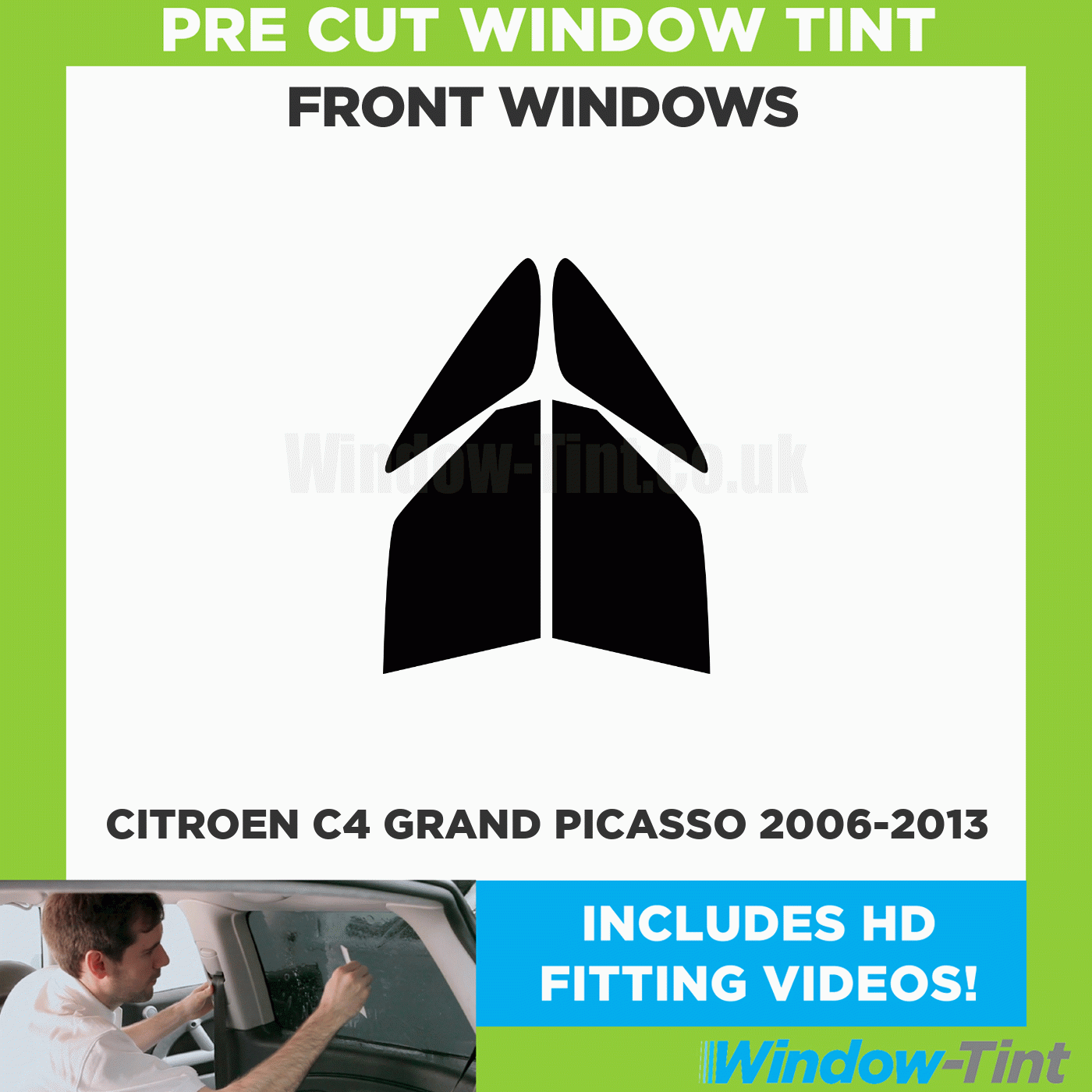 Pre Cut Car Window Tint for Citroen C4 Grand Picasso 2006-13 Front ...