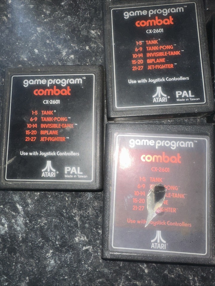 ATARI GAME BUNDLE SPACE INVADERS MISSILE COMMAND BREAKOUT CIRCUS COMBAT ...