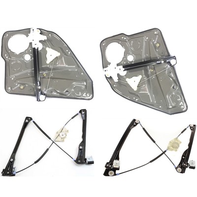 Window Regulators Glass Set of 4 Front & Rear Driver Passenger Side for ...