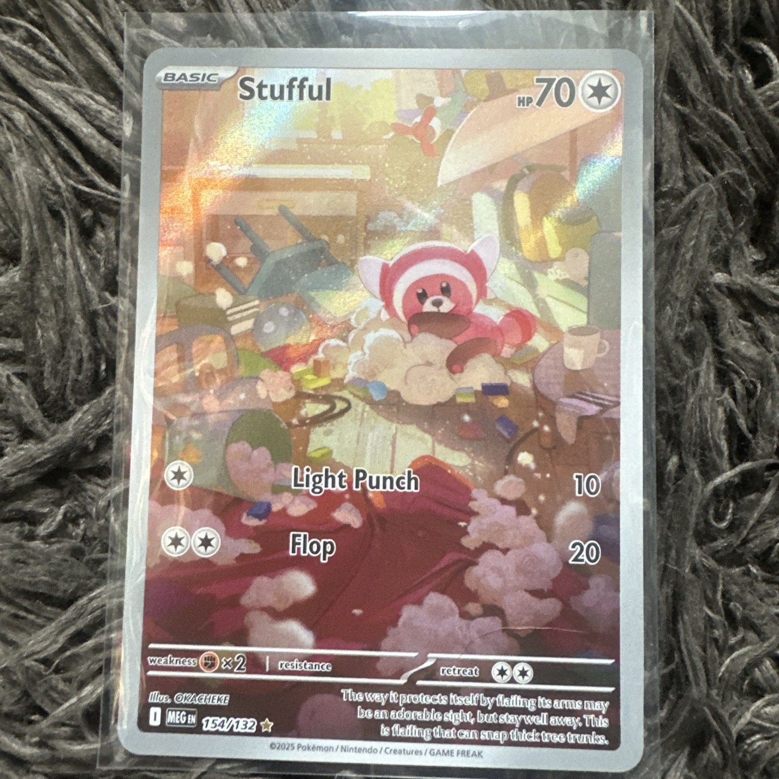 Stufful 154/132 Mega Evolutions Pokemon TCG Full Art | eBay
