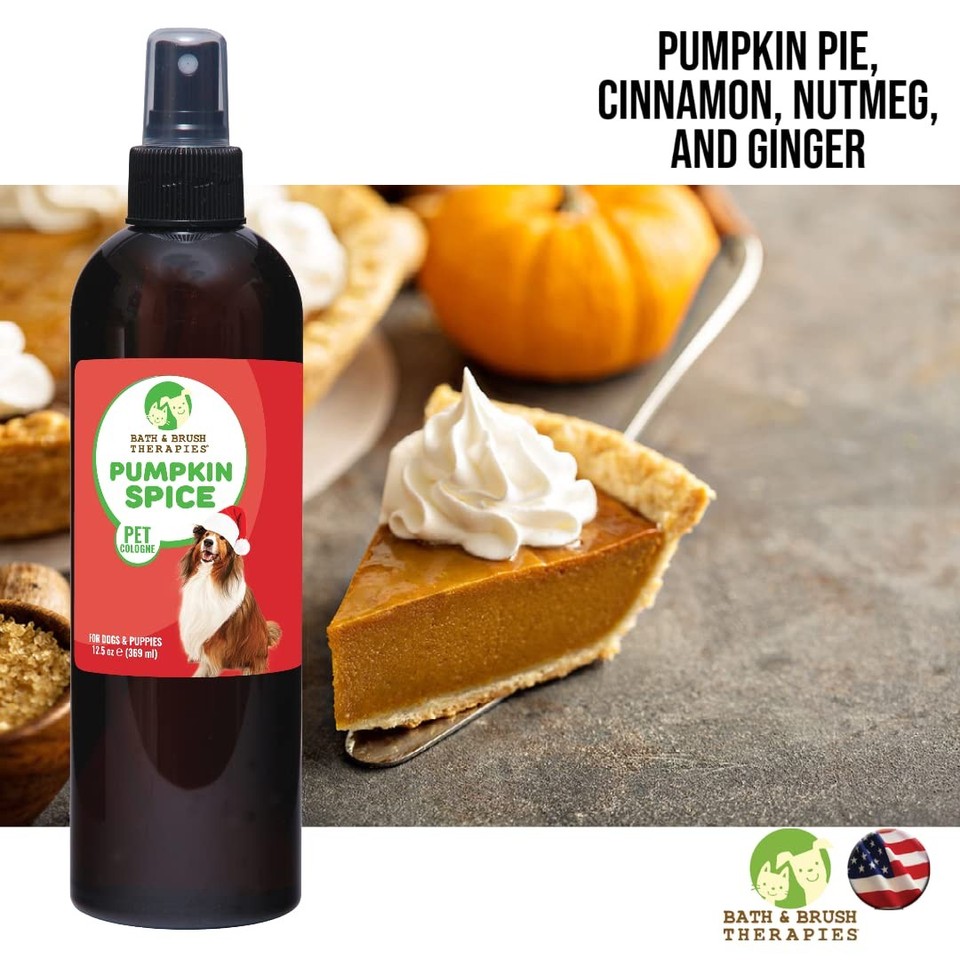 Showseason Pumpkin Spice Pet Cologne for Dogs - 12.5 oz Long-Lasting ...