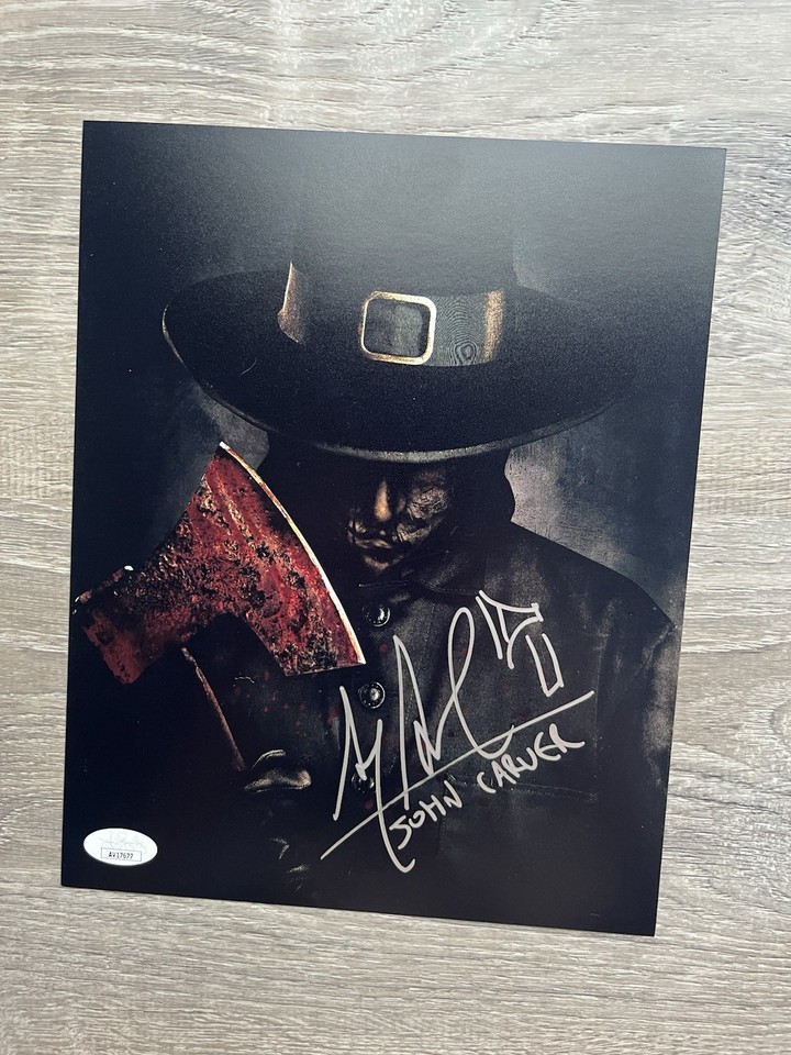 Alex Armbruster Signed Thanksgiving 8x10 Photo JSA COA John Carver ...