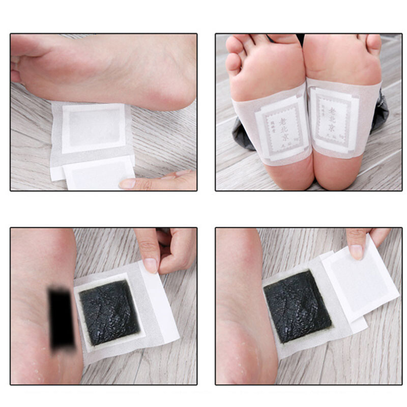 150PCS Detox Foot Patches Pads Body Toxins Feet Slimming Deep Cleansing ...