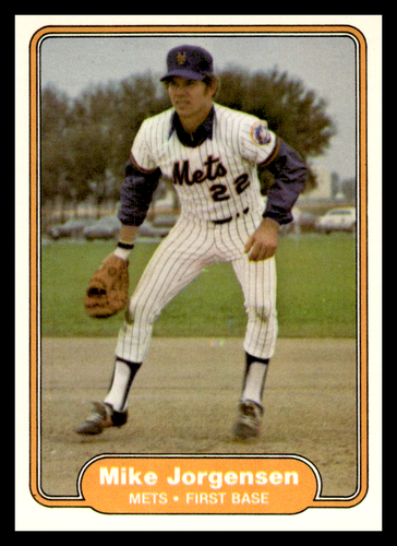 1982 Fleer #529 Mike Jorgensen New York Mets | eBay
