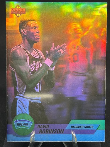 David Robinson 1992-93 Upper Deck Award Winner Hologram Blocked Shots # ...