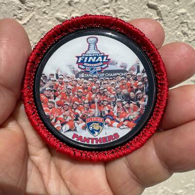 Panthers Cup Florida Stanley 2025 Patch Hybrid Photoprinted Embroidered ...