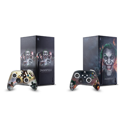 INJUSTICE GODS AMONG US KEY ART CONSOLE WRAP AND CONTROLLER SKIN XBOX ...