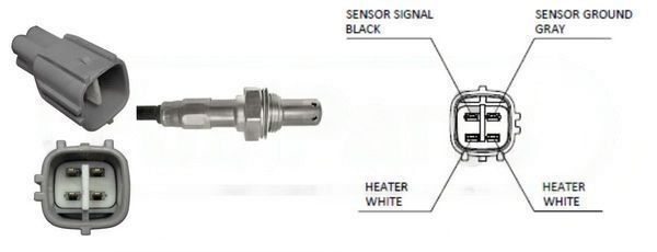 Fuel Parts Lambda Oxygen Sensor LB2164 Replaces 89467-28010,89467-48060 ...