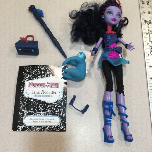 Monster High Doll Jane Boolittle & Sloth accessories | eBay