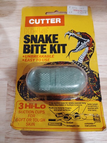 Vintage Cutter Hi Lo Snake Bite Kit 1984 | eBay