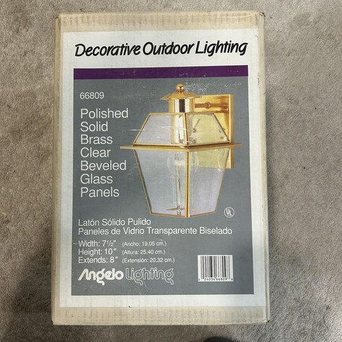 Angelo Lighting 66809, Decorative Outdoor, Solid Brass, Clear Glass ...