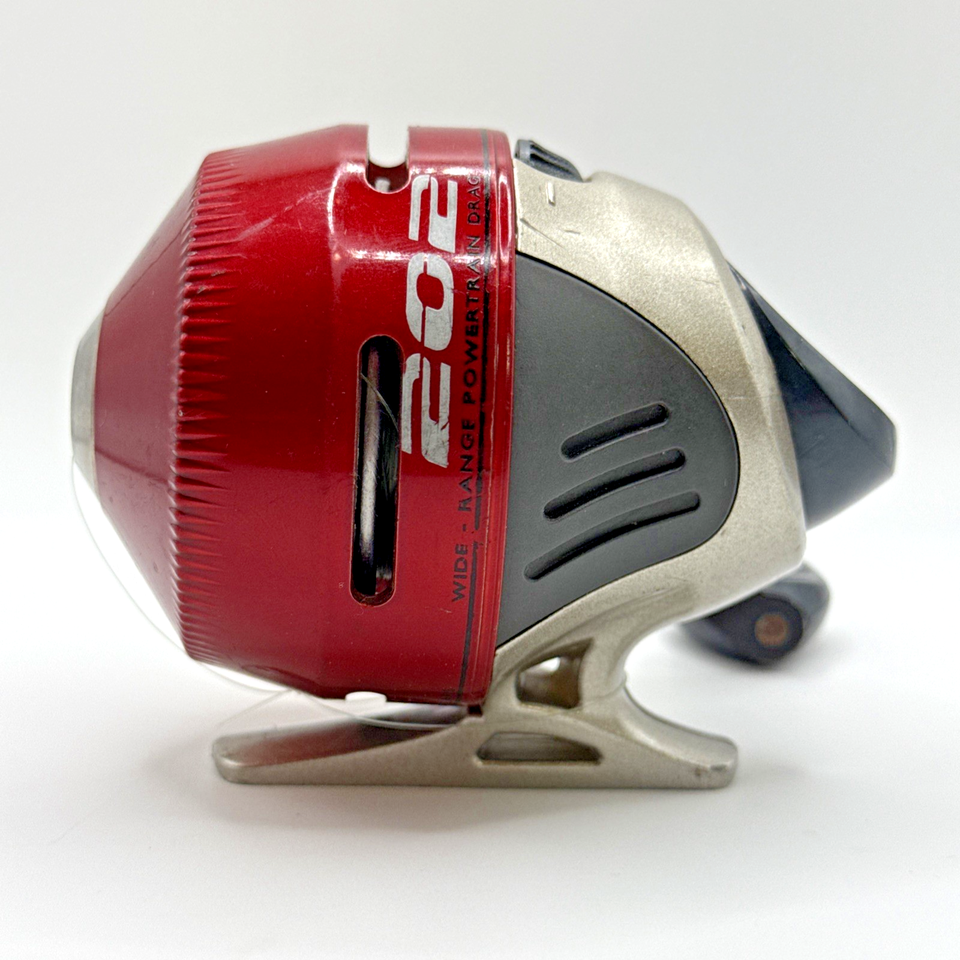 Zebco 202 Spincast Reel Closed Face Cherry Red | eBay