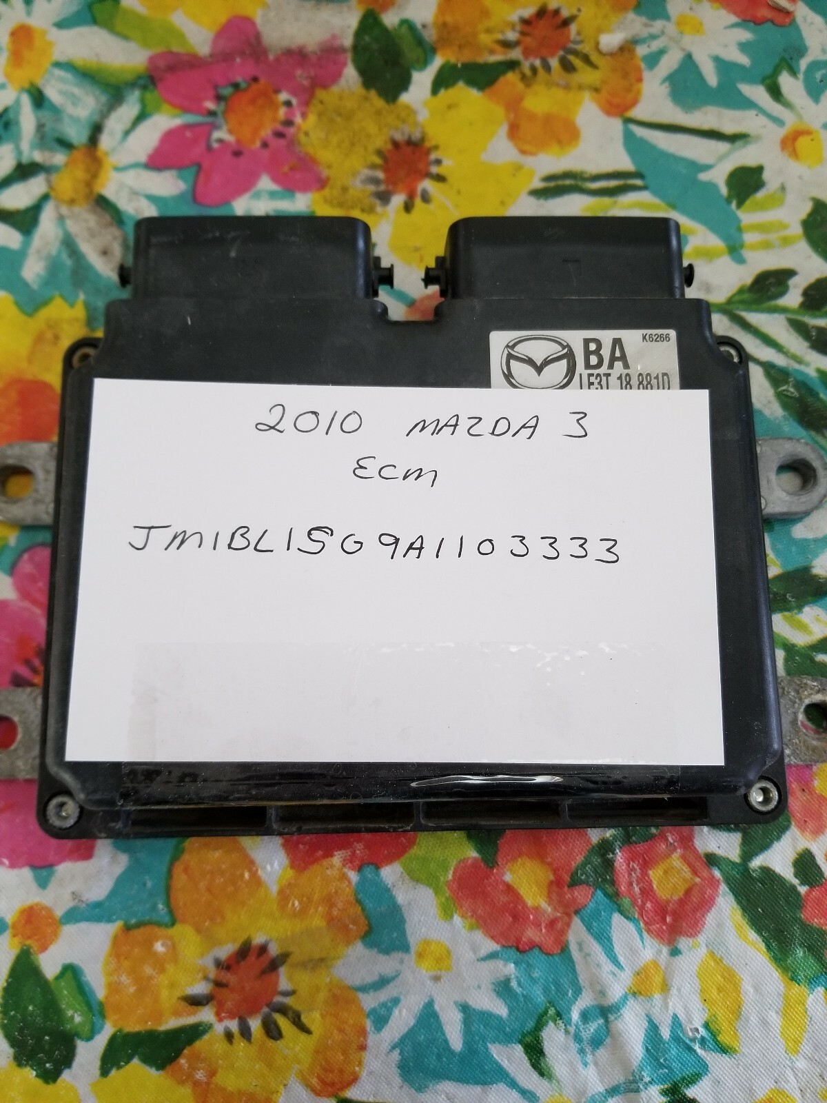 2010 MAZDA 3 ENGINE CONTROL MODULE ECU ECM P/N: LF3T 18 881D | eBay