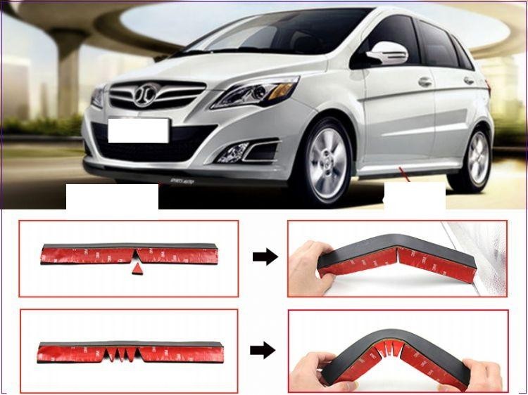 CAR FRONT BUMPER DECORATION TRIM MOULDING 6CMW) X 250CM(L) BLACK | eBay