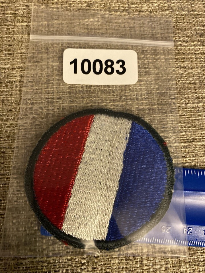 US Army Ground Forces Patch Round Red White Blue INV10083 | eBay
