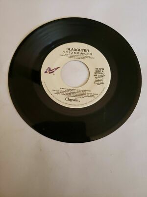 1990 Slaughter - Desperately - Chrysalis (45RPM RPM 7” Single)(J295) | eBay