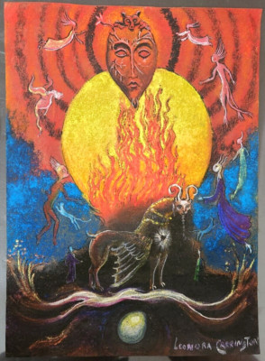 LEONORA CARRINGTON Drawing on paper (Handmade) signed and stamped ...