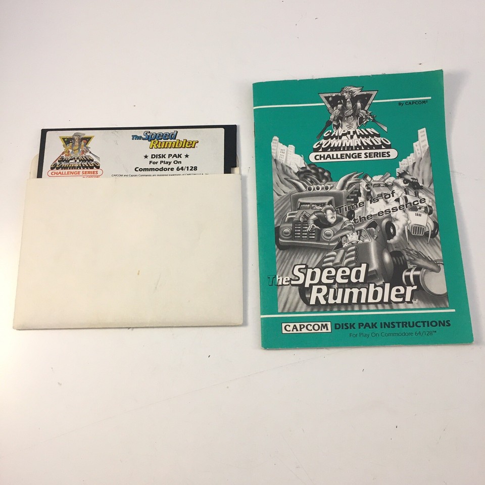 Captain Commando Challenger Series : Speed Rumbler Capcom Game ...