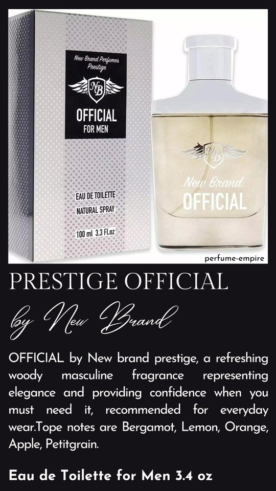Prestige Official by New Brand cologne for men EDT 3.3 /3.4 oz New In ...