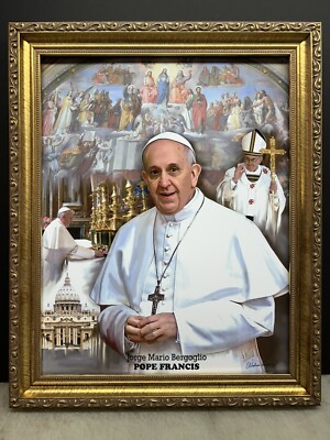 Pope Francis Portrait Framed Art Print 11 x 14 | eBay