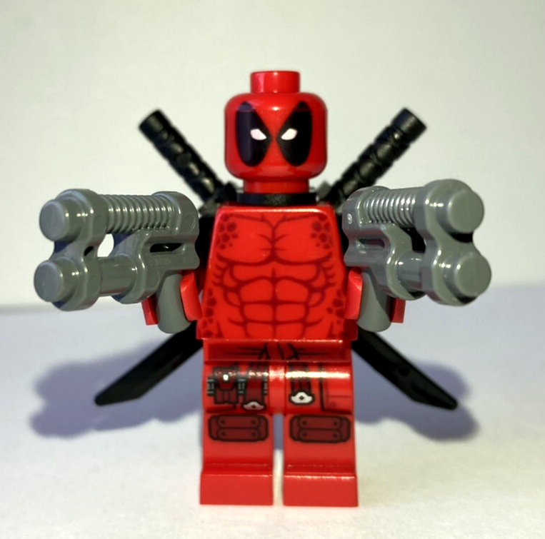 **NEW** 100% LEGO Deadpool Minifigure 6866 Marvel X-Men Chopper Variant ...