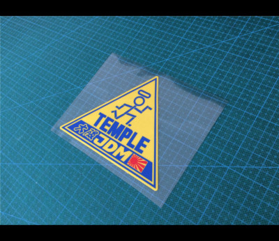 JDM TEMPLE RACING OSAKA KANJO Reflective Decal Sticker #02 | eBay UK