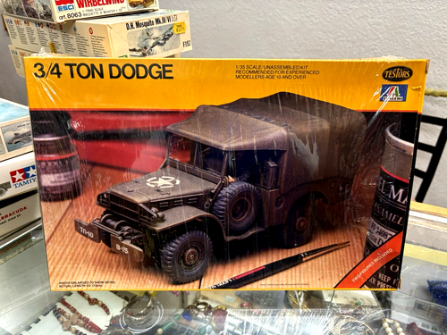 Testor Italeri, 3/4 Ton Dodge 1/35 Scale Plastic Model Kit #775 | eBay