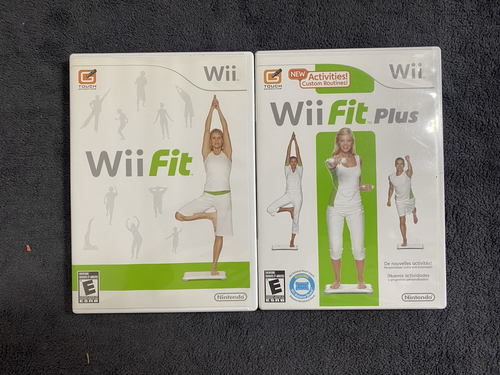 Lot of 2 Nintendo Wii Games Wii Fit Plus & Wii Fit - Great Games in VG ...