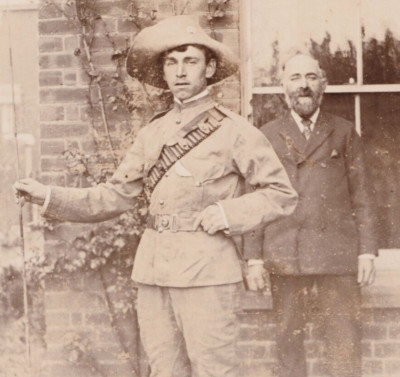 Victorian Cabinet Card Photo Boer War Era British Soldier Bugg Ipswich ...