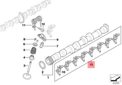 Genuine BMW E46 E53 E60 Engine Intermediate Lever Arm Repair Kit OEM ...