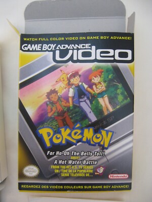 Nintendo Gameboy Advance Gba video EMPTY Box, See pictures for what's ...