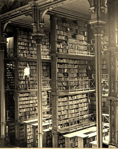 The Old Cincinnati Library Before Demolition 1955 Classic Picture Photo ...