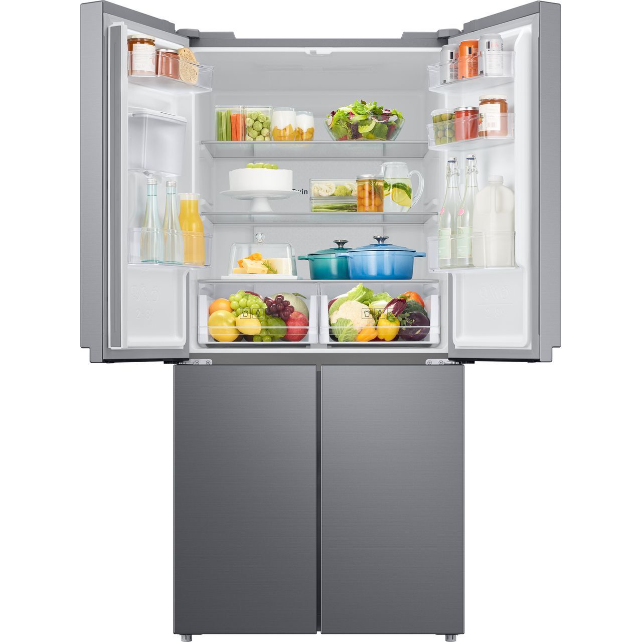Samsung RF48A401EM9 83cm Frost Free American Fridge Freezer Gentle ...