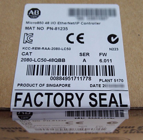 1PCS 2080-LC50-48QBB Allen-Bradley Micro850 48 I/O EtherNet/IP ...