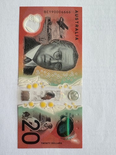 🌟Special Combo Signature 2019 Australian 20 Dollar Note UNC💥Low Serial ...