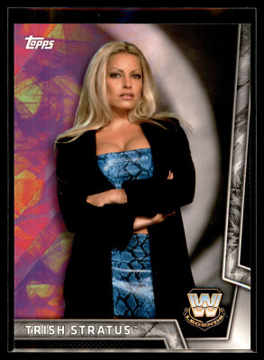 2018 Topps Women’s Division WWE Wrestling Base Set #49 Trish Stratus ...
