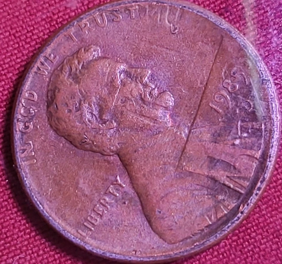 1985 Double Die Penny