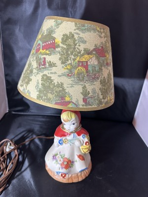 Rare Vintage Little Red Riding Hood Lamp by Hull Pottery | eBay