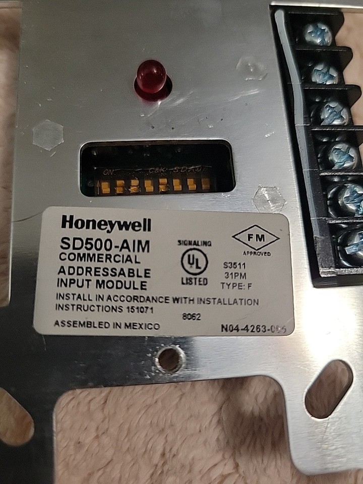 Silent Knight SD500-AIM Fire Alarm Commercial Addressable Input Module EUC | eBay