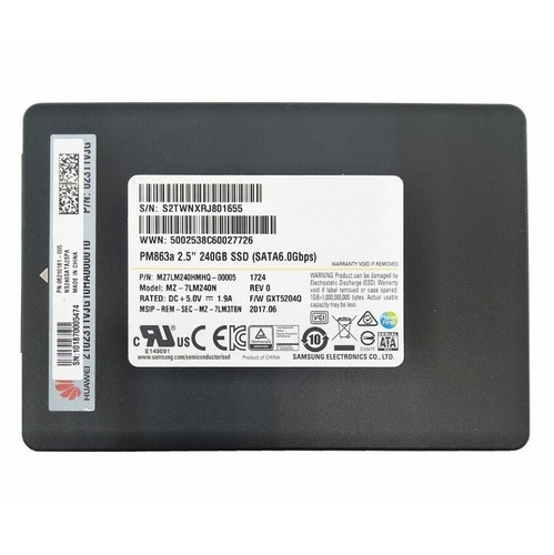 Samsung PM863A 240G SSD 2.5 inch 6Gb/s SATA III Internal Solid State ...