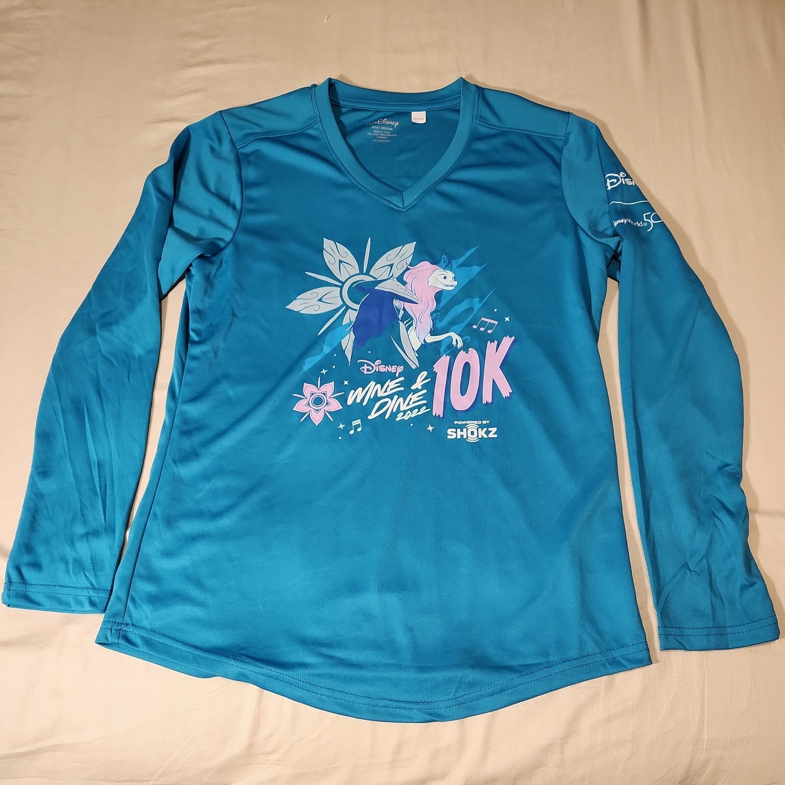 RunDisney 2022 WINE & DINE 10K Women's Medium Mulan - Gem
