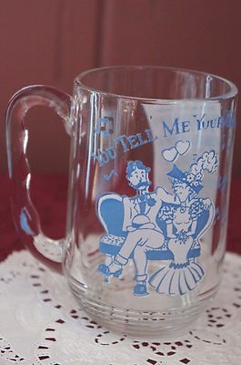 VINTAGE SONG LYRIC GLASS MUG: " YOU TELL ME YOUR DREAM" | eBay