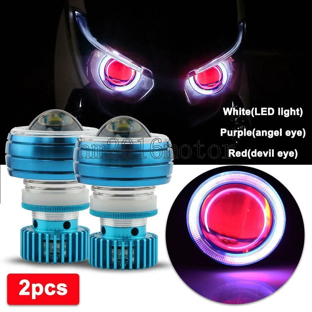 Projector Headlight In Bike