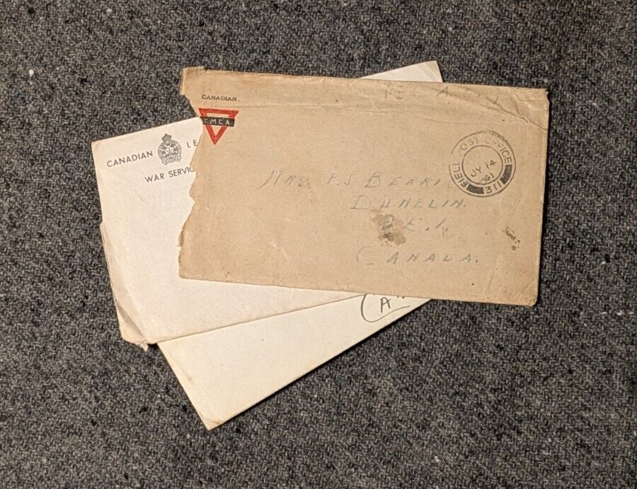 WWII Lot of Royal Canadian Army Service Corps Letters Home PEI | eBay