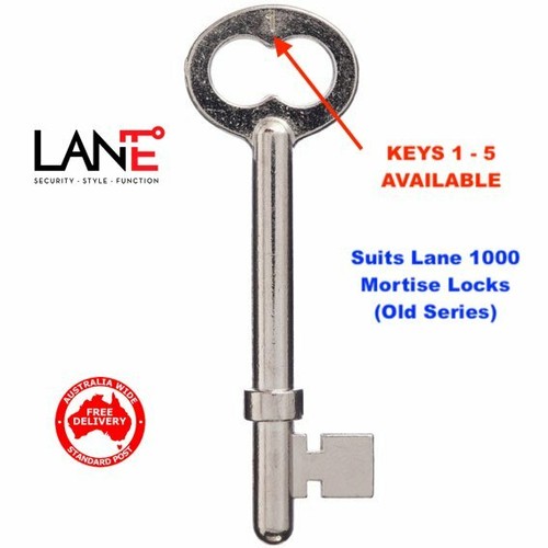 LANE 1000 Mortise Lock Key (OLD SERIES) 1, 2, 3, 4 OR 5-YOU CHOOSE ...