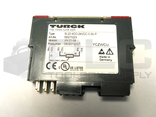 TURCK BL20-4DO-24VDC-0.5A-P DIGITAL OUTPUT D-45466 | eBay