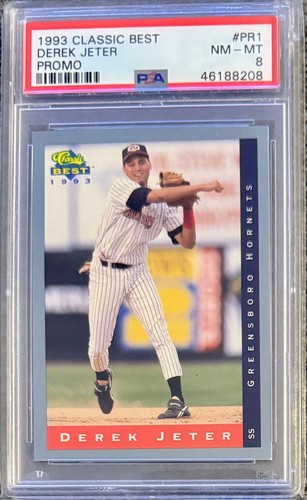 1993 Classic Best Promo #91 Derek Jeter Rookie Card RC PSA 8 NM-Mint ...