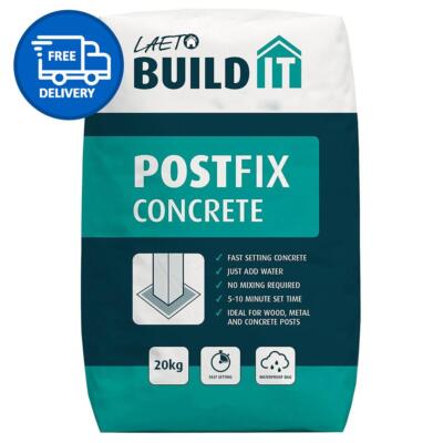 Postfix Concrete Postcrete Mix 20kg Ready Mixed Cement Just Add Water ...
