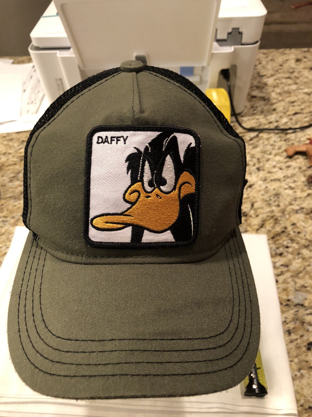 Looney Tunes Daffy Duck Cap Adult Adjustable SnapBack… - Gem